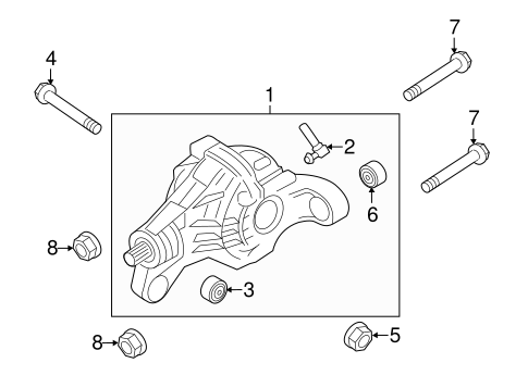 Axle & Differential for 2008 Porsche Cayenne | Sunset Porsche Parts