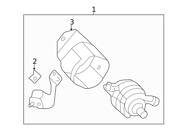 8J7-871-719 - Auxiliary Pump Clip 2015-2023 Audi | Audi OEM Parts