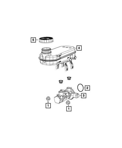 Brake Master Cylinder for 2022 Ram ProMaster 1500 | TascaParts.com