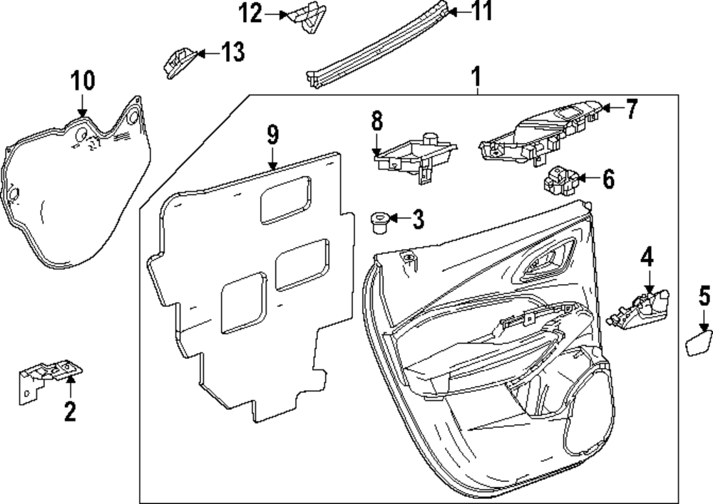 2024-2025 Buick Envista Water Deflector 42731724 | QuirkParts