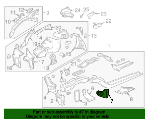 13332053 Outrigger - New OEM Part From GM Parts Direct | GM Parts Store