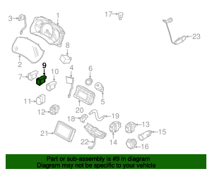 2011-2017 Nissan Quest Switch 25125-1JA0A | Nissan Parts Central