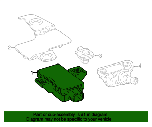 447-900-43-05 - Control Module 2016-2020 Mercedes-Benz Metris ...