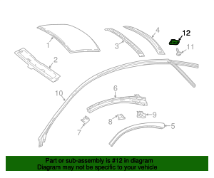 Genuine OEM Seal Retainer | 000-998-07-85 | Fits Select 2006-2023 ...