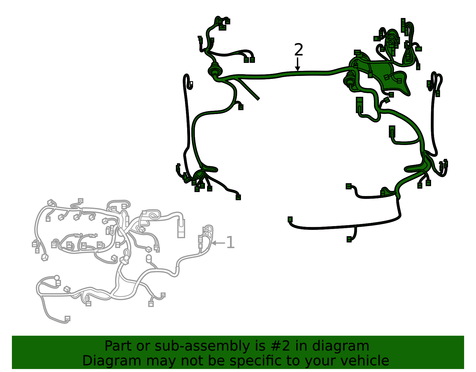 82111-1KX60 - 2021-2022 Toyota Corolla - Headlight Wiring Harness ...