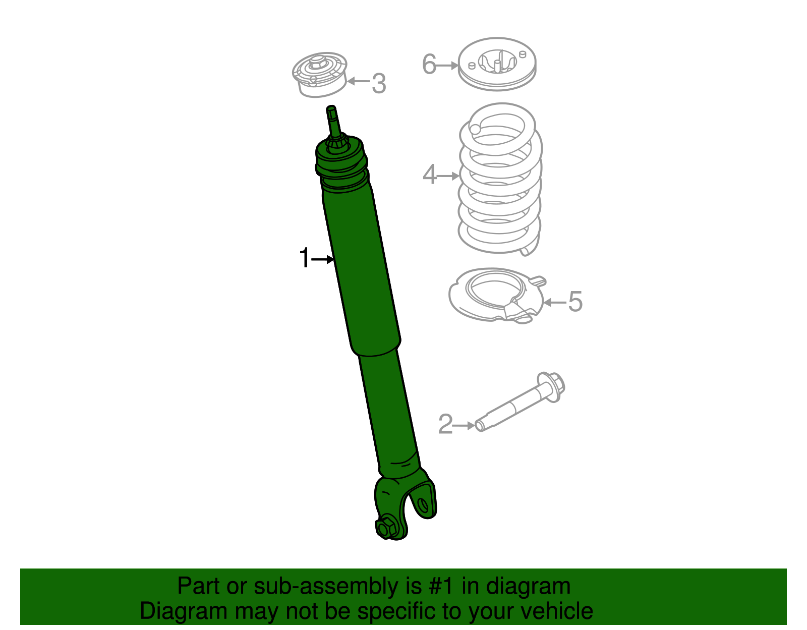 FB5Z-18125-B - 2016-2019 Ford Explorer - Suspension Shock Absorber | My ...