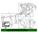 2016-2024 GM Turbocharger Coolant Feed Pipe 12690018 | TascaParts.com