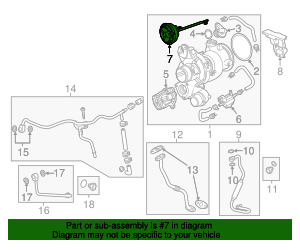 2016-2022 GM Turbocharger Wastegate Actuator 12679396 GM ...