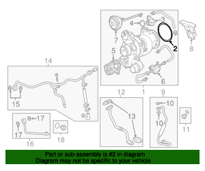 2016-2025 GM Catalytic Converter Gasket 12641115 GM | GMPartsDirect.com