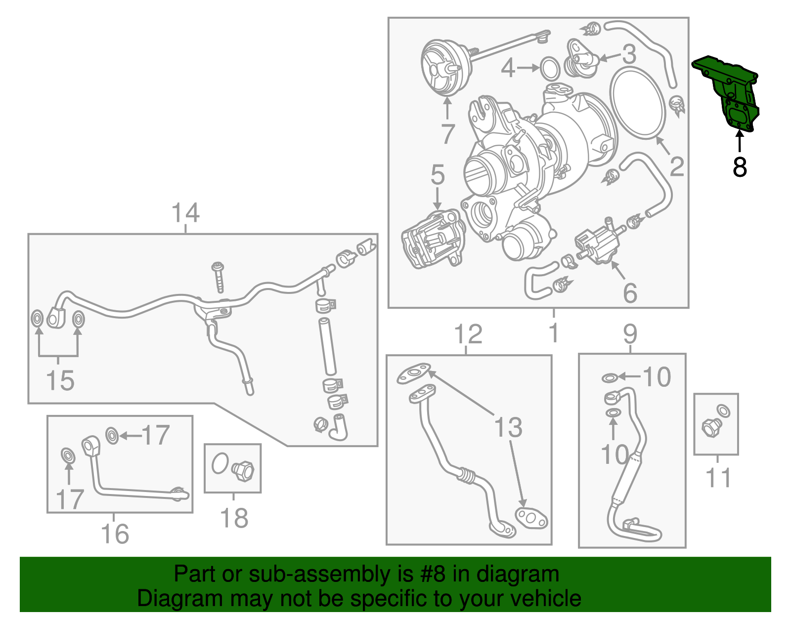 2016-2025 GM Turbocharger Heat Shield 12673929 GM | GMPartsDirect.com