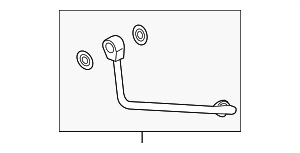 2016-2025 GM Turbocharger Coolant Feed Pipe 12690018 GM | GMPartsDirect.com