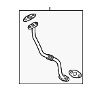 2016-2024 GM Turbocharger Oil Feed Pipe 12673207 GM | GMPartsDirect.com