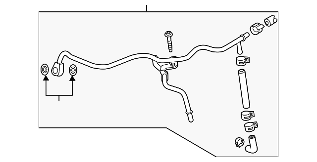 2016-2025 GM Turbocharger Coolant Return Pipe 12670757 GM ...