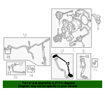 2016-2024 GM Turbocharger Oil Return Pipe Gasket 12640468 GM ...