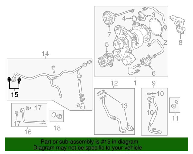2014-2024 GM Turbocharger Pipe Gasket 12662185 GM | GMPartsDirect.com
