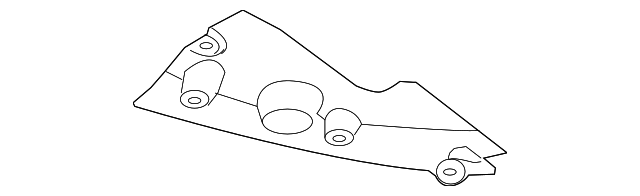 2003-2007 Nissan Murano Sight Shield - Driver's Side (LH) 62581-CA000 ...