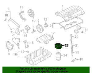 2000-2006 Audi Engine Oil Cooler 028-117-021-L | AutoNationParts.com