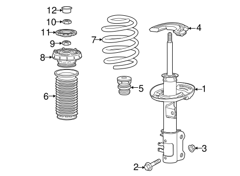 Suspension, Springs & Related Components for 2017 Chevrolet Trax ...
