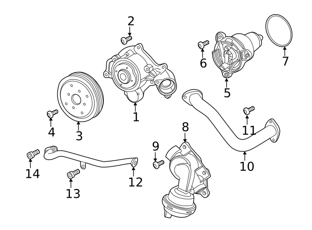 Genuine Audi 06M-121-688 | Thermostat Unit O-Ring | FREE Shipping on ...