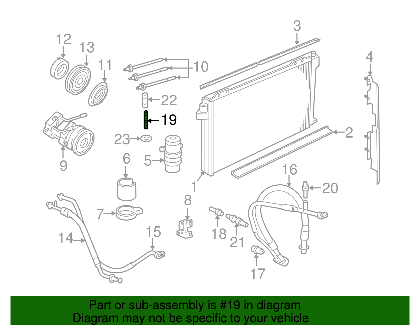 1995-2018 Ford Motorcraft™ A/C Low Side Charging Adapter YF-2198 | OEM ...