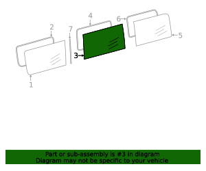 906-673-26-09 - Rear Glass 2014-2023 Mercedes-Benz | Mercedes-Benz USA ...