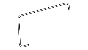 906-671-31-20 - Rear Glass Seal 2014-2023 Mercedes-Benz | Mercedes-Benz ...