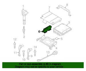 2006-2018 Volkswagen Side Mount 1T0-971-739-G | OEM Parts Online