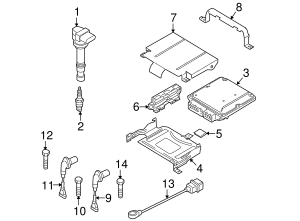 2008-2018 Volkswagen Engine Crankshaft Position Sensor 06H-906-433 | VW ...