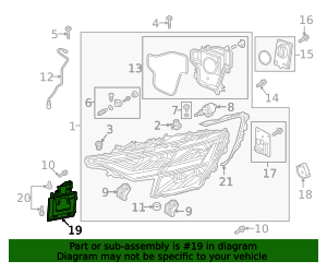 2019-2023 Audi Bracket 4M8-955-775 | Audi USA Parts