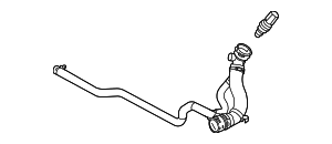 2010-2012 Land Rover Range Rover Lower Hose LR012615 | JaguarParts.com