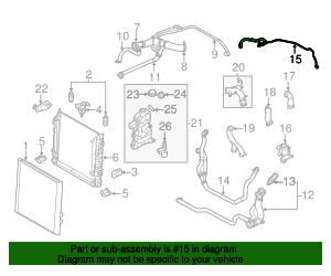 2010-2012 Land Rover Range Rover Overflow Hose LR011462 | OEM Parts Online