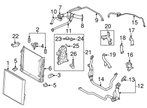 2010-2012 Land Rover Range Rover Upper Hose LR017364 | OEM Parts Online
