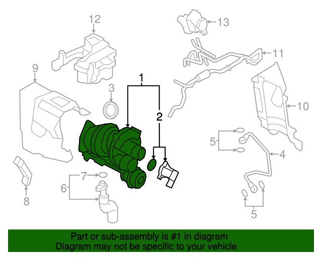 11-65-7-600-890 - Turbocharger 2007-2013 Mini | AutoNationParts.com