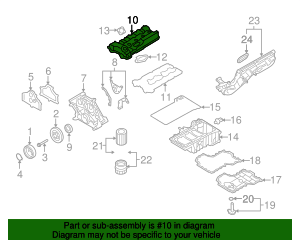 2015-2019 BMW Valve Cover 11128648131 | OEM Parts Online