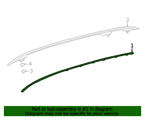 247-690-08-01 - Roof Molding 2021-2023 Mercedes-Benz | Mercedes-Benz ...