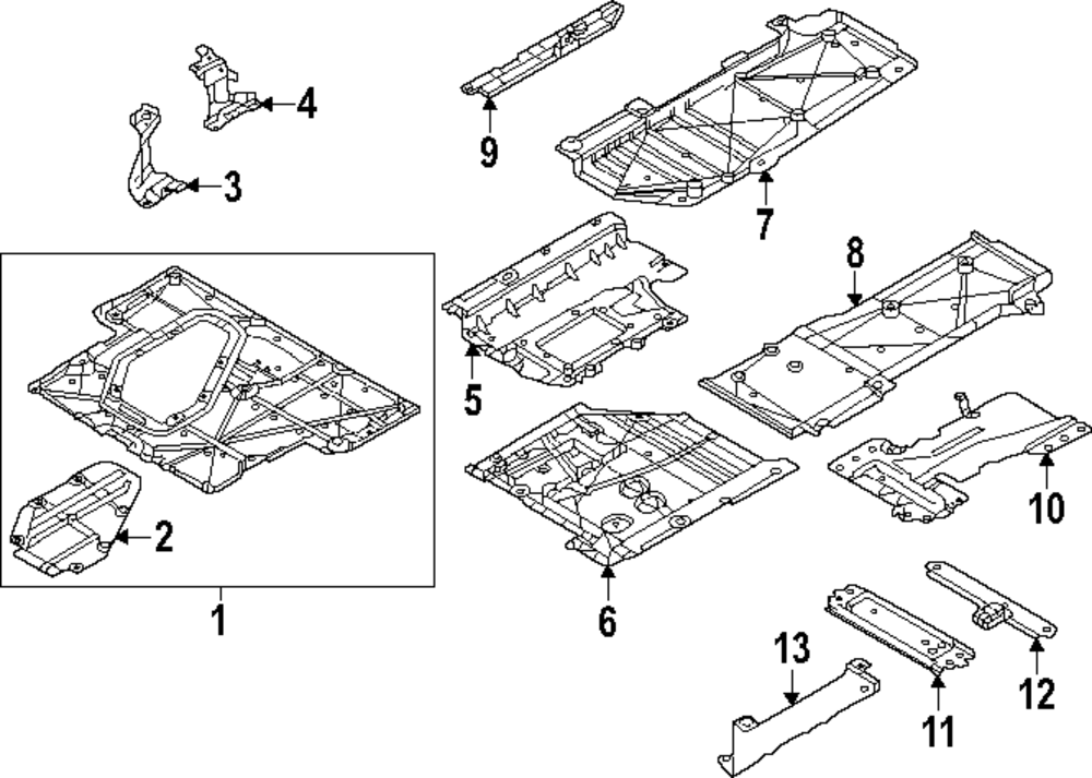 KJK7-56-3P1 - Rear Cover 2024 Mazda CX-90 | Florida Mazda Parts