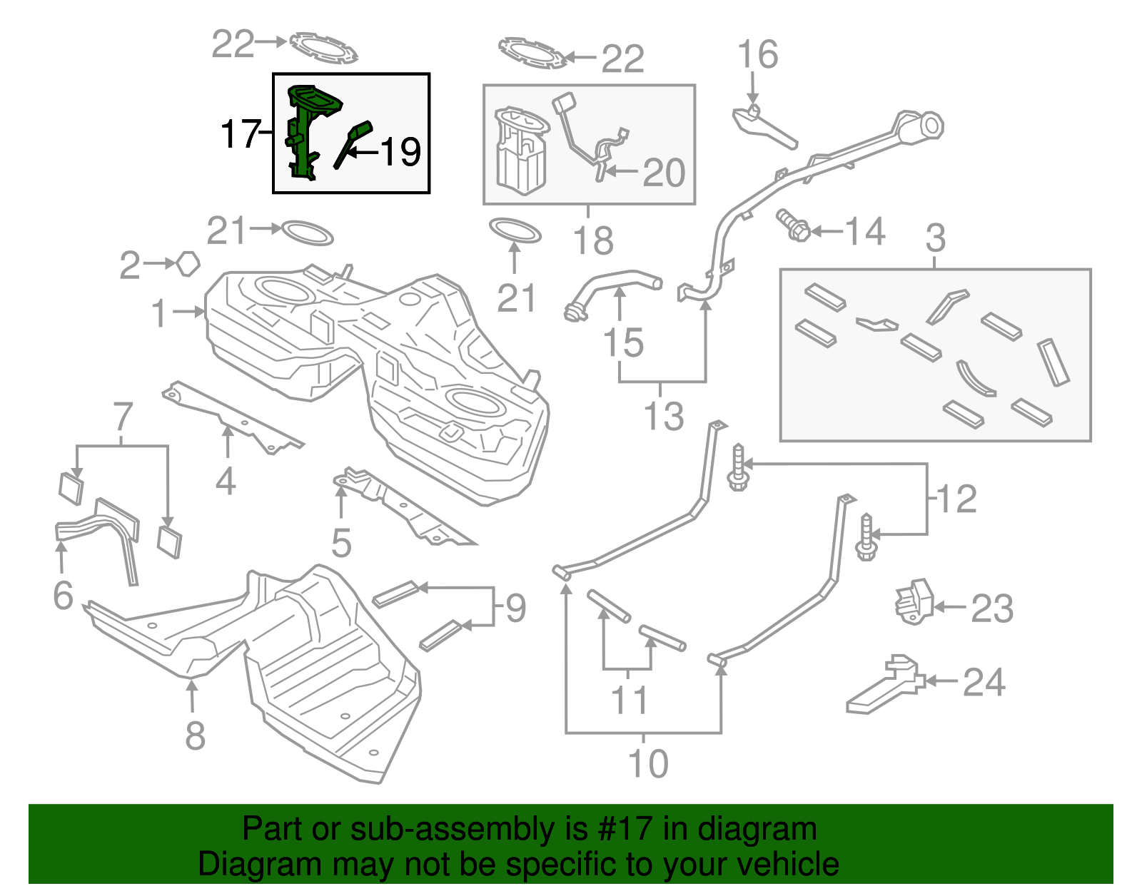2015-2023 Ford Mustang Motorcraft™ Electric Fuel Pump PS-969 | OEM Ford ...