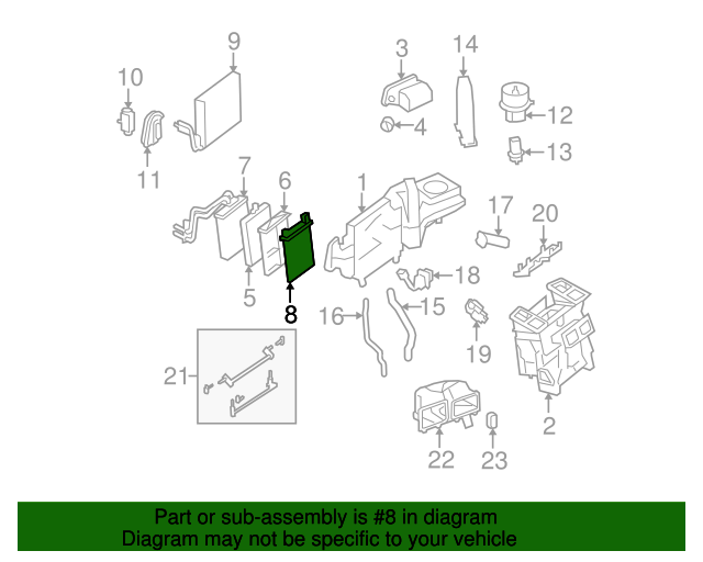 204-830-04-61 - Auxiliary Heater 2008-2014 Mercedes-Benz | Mercedes ...