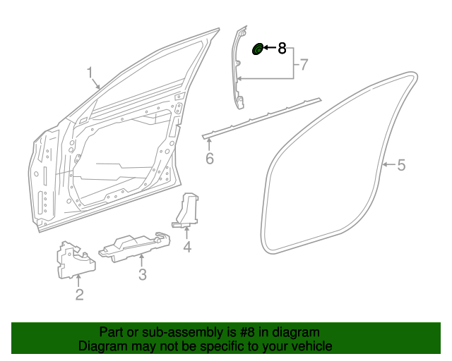 002-991-10-71 - Front Seal Clip 2017-2021 Mercedes-Benz | Mercedes-Benz ...