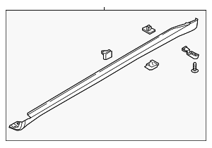 2017-2022 Kia Niro Rocker Molding - Driver's Side (LH) 87751-G5000WK ...