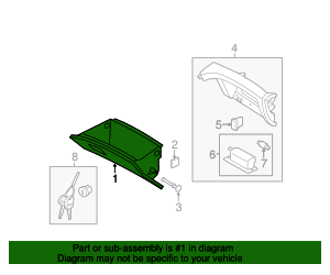 2011-2014 Hyundai Sonata Glove Box 84510-3Q200-YDA | AutoNationParts.com