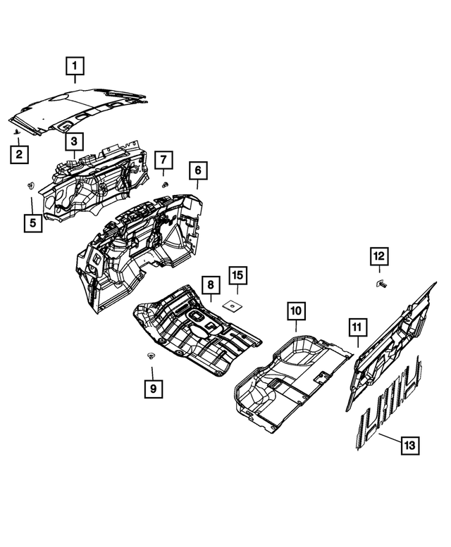 2019-2020 Ram Hood Silencer 68363214AD | Mopar America