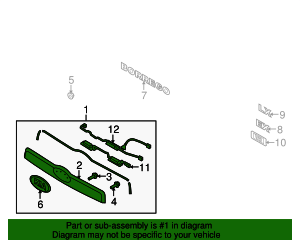 87310-2J530-DS - Garnish Assembly Tail Ga Kia.Parts Store