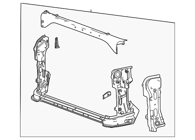 2020-2025 GM Radiator Support 84714654 GM | GMPartsDirect.com