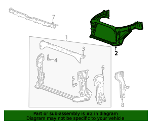 Front Body Structure Kit 85154188 | TascaParts.com