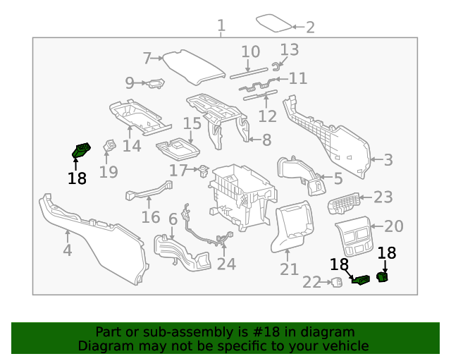 2017-2022 Toyota USB Port 85532-06010 | Toyota Parts Center