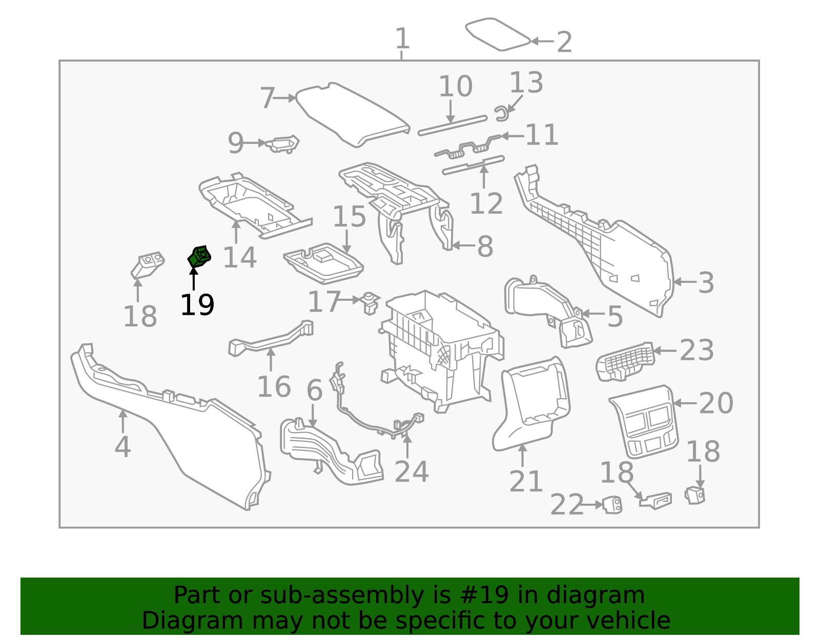Genuine Toyota USB Port part# 86190-06060 for 2018-2020 Toyota ...