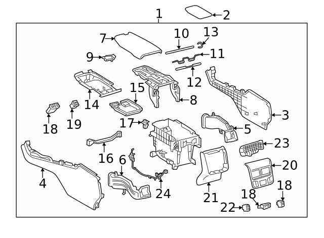 2017-2022 Toyota USB Port 85532-06010 | Toyota Parts Center