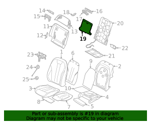 Genuine BMW 52-10-7-473-983 | Lumbar Support | FREE Shipping on Most ...