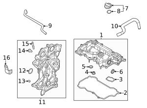 2020-2024 Hyundai Engine Valve Cover Gasket 22441-2M810 | AutoNation Parts